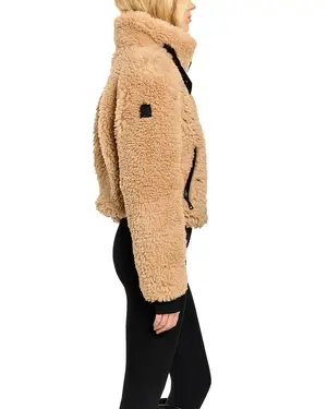 Sam. Valley Chunky Sherpa Fleece Jacket - Camel