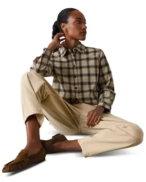 Whistles Removable Scarf Long Sleeve Shirt
