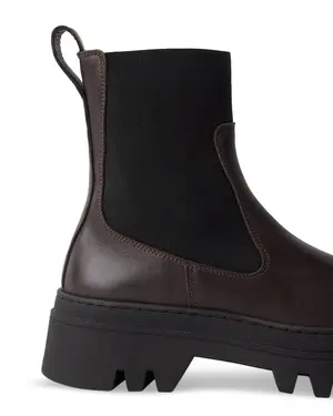 Whistles Hatton Chunky Leather Chelsea Boots