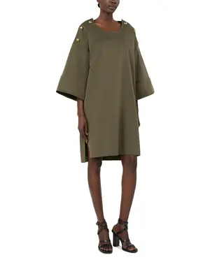 Max Mara Mxmmelodia Belted Cotton Dress