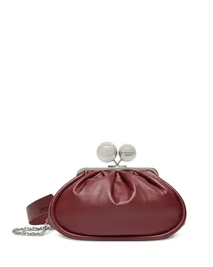 Max Mara Pasticcino Convertible Leather Crossbody