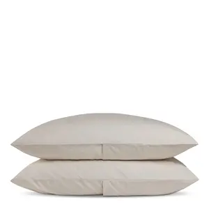 PARACHUTE Percale Side Open King Pillowcase, Pair - Bone