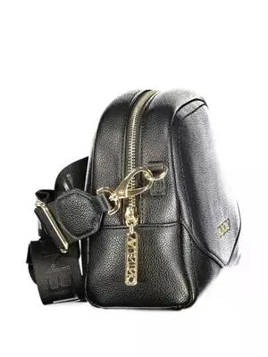 MARIO VALENTINO Logo-plaque Pebbled-effect Shoulder Bag