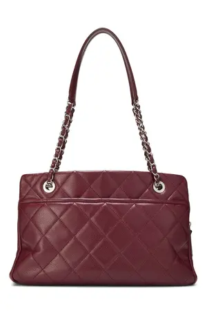 Chanel Burgundy Caviar Timeless 'cc' Tote