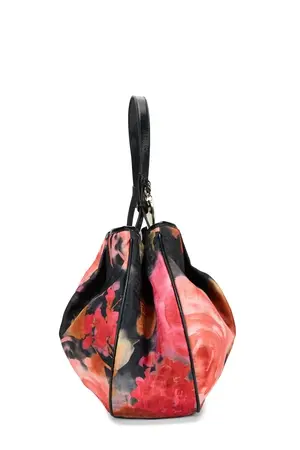 Fendi Multicolor Floral Zucchino Forever Hobo