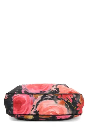 Fendi Multicolor Floral Zucchino Forever Hobo
