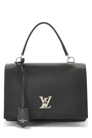 LOUIS VUITTON Leather Lockme