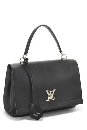 LOUIS VUITTON Leather Lockme