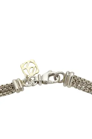 David Yurman Silver Lariat Waterfall Necklace