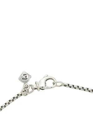 David Yurman Two-tone Cable Heart Necklace