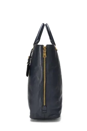 Prada Calfskin Side Zip Tote