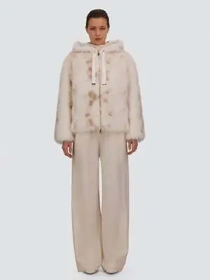 Herno Giacca In Tocco Pelliccia Effetto Lince