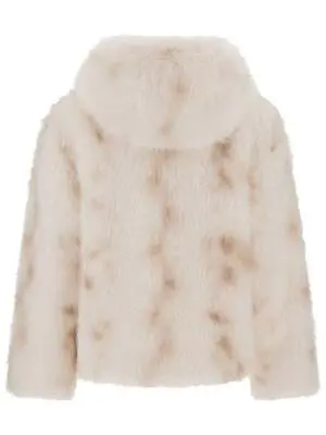 Herno Giacca In Tocco Pelliccia Effetto Lince