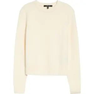 TOCCIN Jenny Wool & Cashmere Crewneck Sweater - Ivory