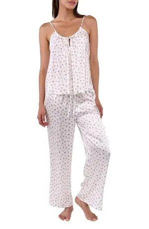 Flora Nikrooz Elsey Print Pajamas - Ivory