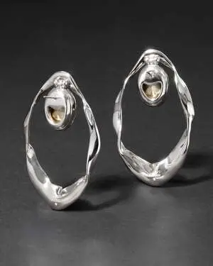 Alexis Bittar Molten Crystal Ribbon Earring