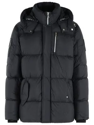 Moose Knuckles Everest 3q' Nylon Down Jacket - Black