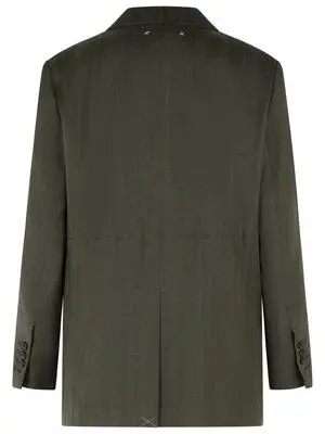 GOLDEN GOOSE Journey' Blazer In Viscose And Grey Virgin Wool