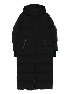 Herno 2layers Hooded Long Down Jacket - Black