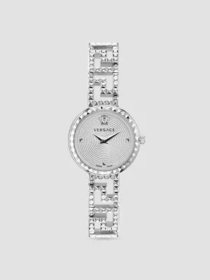 Versace Greca Goddess Stainless Steel Bracelet Watch/28mm - Silver
