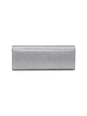 MICHELLE WILHITE Mini Robbie Metallic Flap Clutch