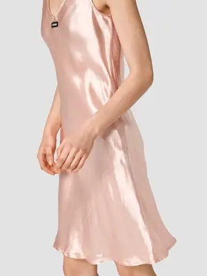 Miu Miu Satin Midi-dress