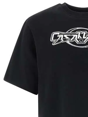 Casablanca Chrome' T-shirt - Black