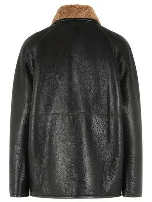 Isabel Marant Étoile Camber' Black Pele Sheepskin