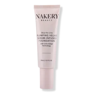 NAKERY BEAUTY Skip The Line Instant Coverage Plumping Velvet Serum-infused Foundation - Medium/deep