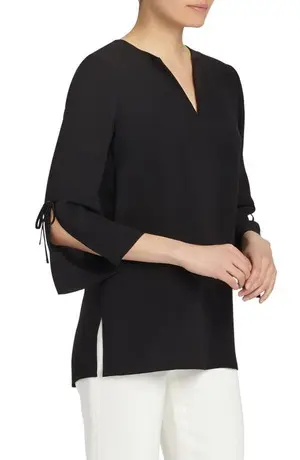 Lafayette 148 New York Sela Silk Blouse