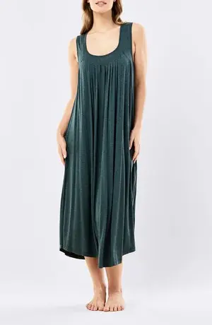 PAPINELLE Kate Pleat Front Maxi Nightgown