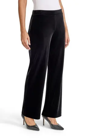 KASPER Stretch Wide Leg Pants