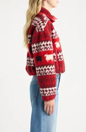 ROWING BLAZERS Sheep Cropped High Pile Fleece Pullover
