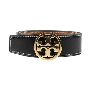 Tory Burch 1.5" Miller Belt Whiskey - Black