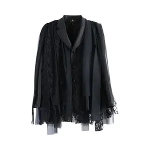 Comme Des Garçons Layered Shoulder Jacket - Black