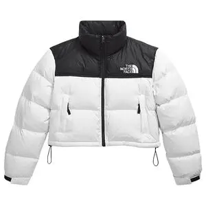 The North Face Nuptse Short Jacket 'dune/tnf - Black