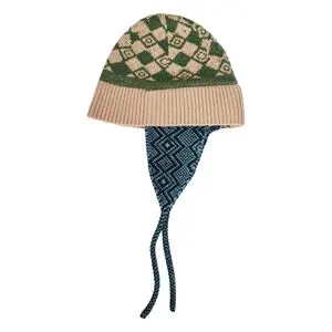 Dries Van Noten Knit Hat 'champagne - Tan