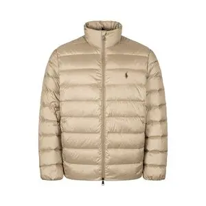 Polo Ralph Lauren Long Sleeve Matte Perpetual Colden Puffer Jacket 'rl Khaki - Tan