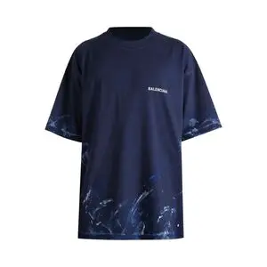 Balenciaga Medium Fit T-shirt 'navy