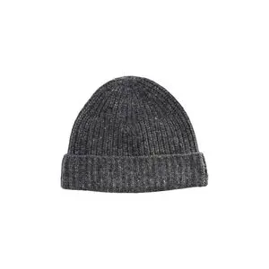 Auralee Cashmere Nep Knit Cap 'mix Gray