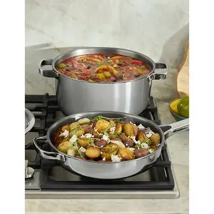 OUR PLACE Titanium Pro Cookware Set - Chrome