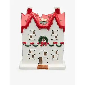 ANNA + NINA Frosted Pines Manor Led Christmas Ornament - Multi