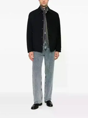 GRAN SASSO Zip-up High-neck Cardigan