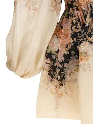 Zimmermann Illustration Draped Mini' Dress