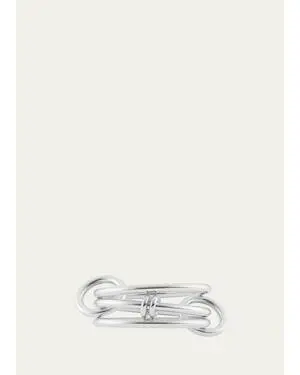 SPINELLI KILCOLLIN Acacia Silver Three-link Ring Silver