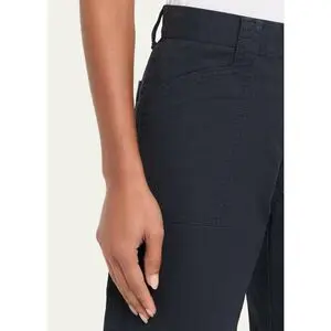 Moussy Vintage Gusset Mid-rise Ankle Cargo Pants