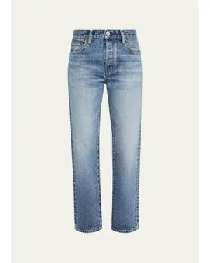 Moussy Vintage Wythe Mid-rise Straight-leg Jeans