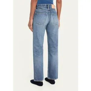 Moussy Vintage Wythe Mid-rise Straight-leg Jeans