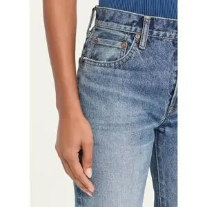 Moussy Vintage Wythe Mid-rise Straight-leg Jeans