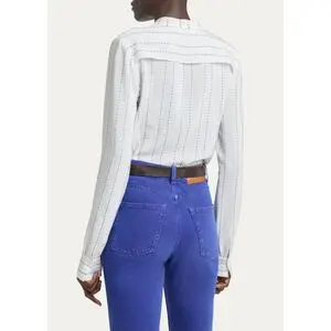 Chloé Striped Silk-blend Shirt